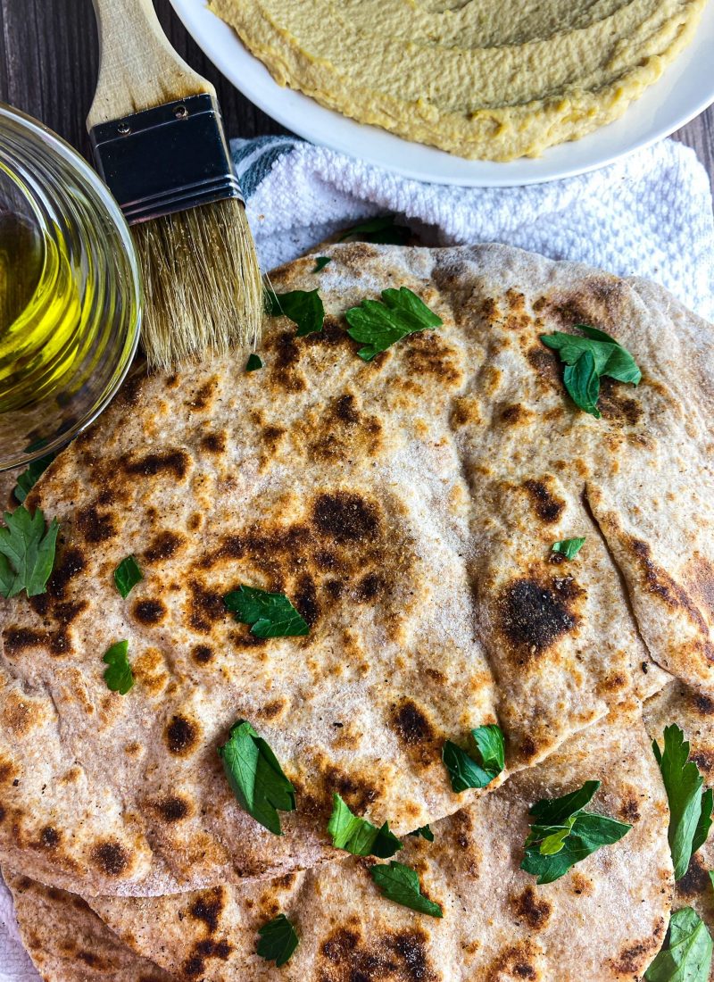 30-Minute Whole Wheat Naan - Tastefully Grace