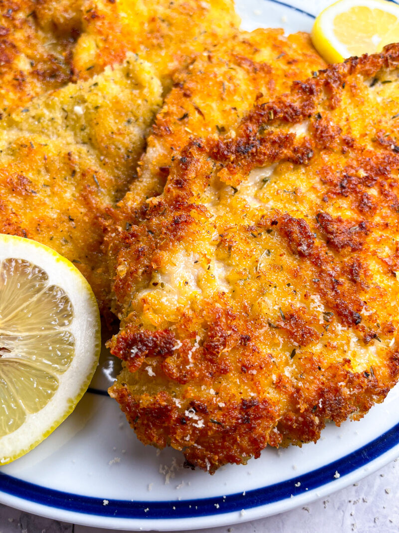 Parmesan Crusted Chicken (Crispy!) - Tastefully Grace