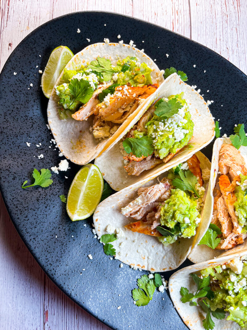 BEST Shredded Chicken Tacos - Tastefully Grace