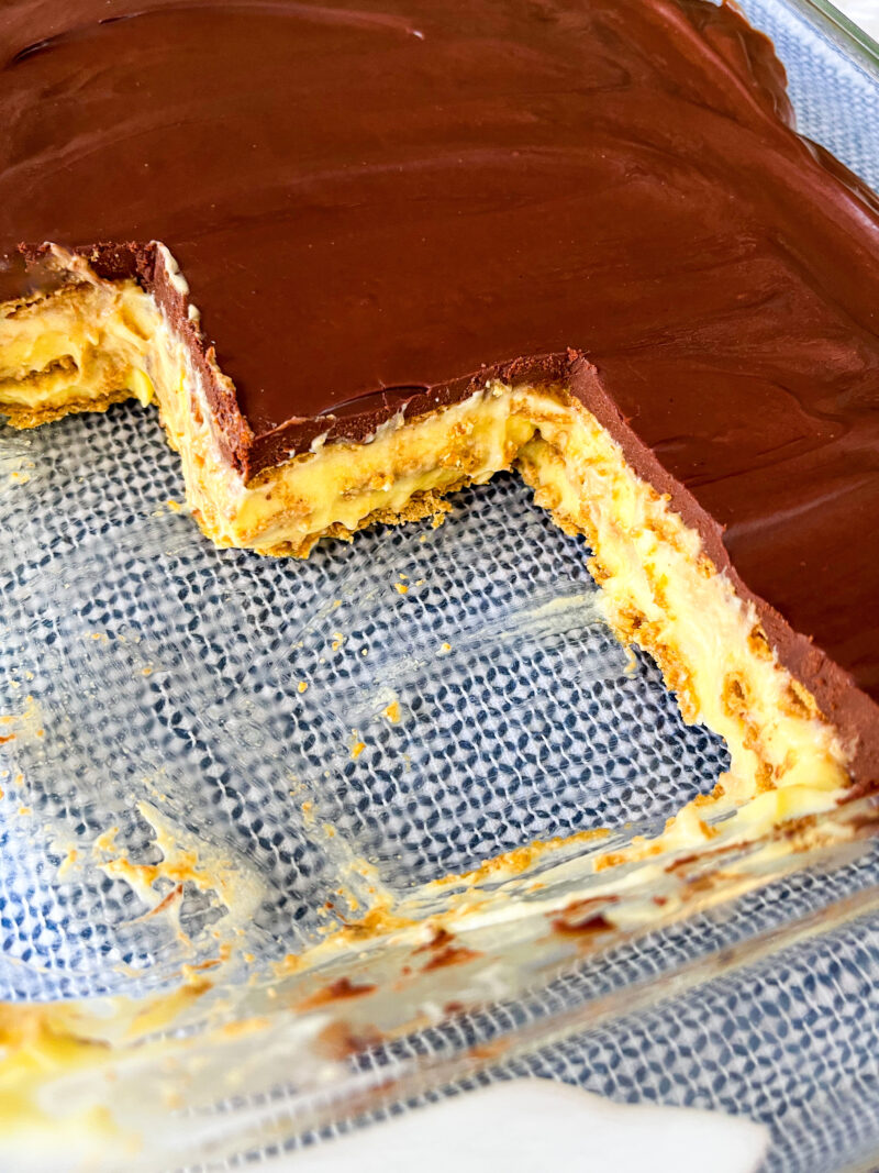 BEST Chocolate Eclair Cake - Tastefully Grace
