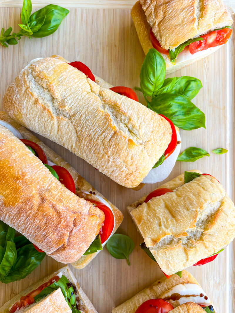 Classic Caprese Sandwich - Tastefully Grace