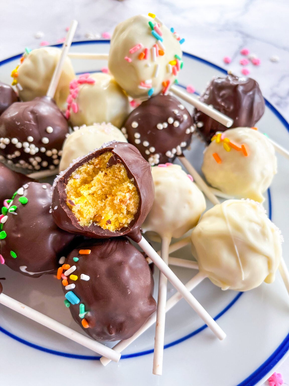 Easy Cake Pop Recipe - Tastefully Grace