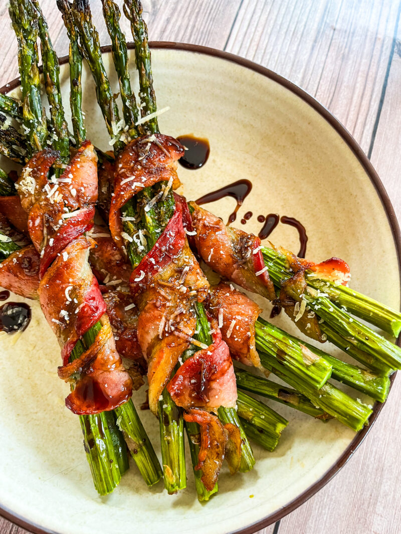Easy Bacon Wrapped Asparagus - Tastefully Grace