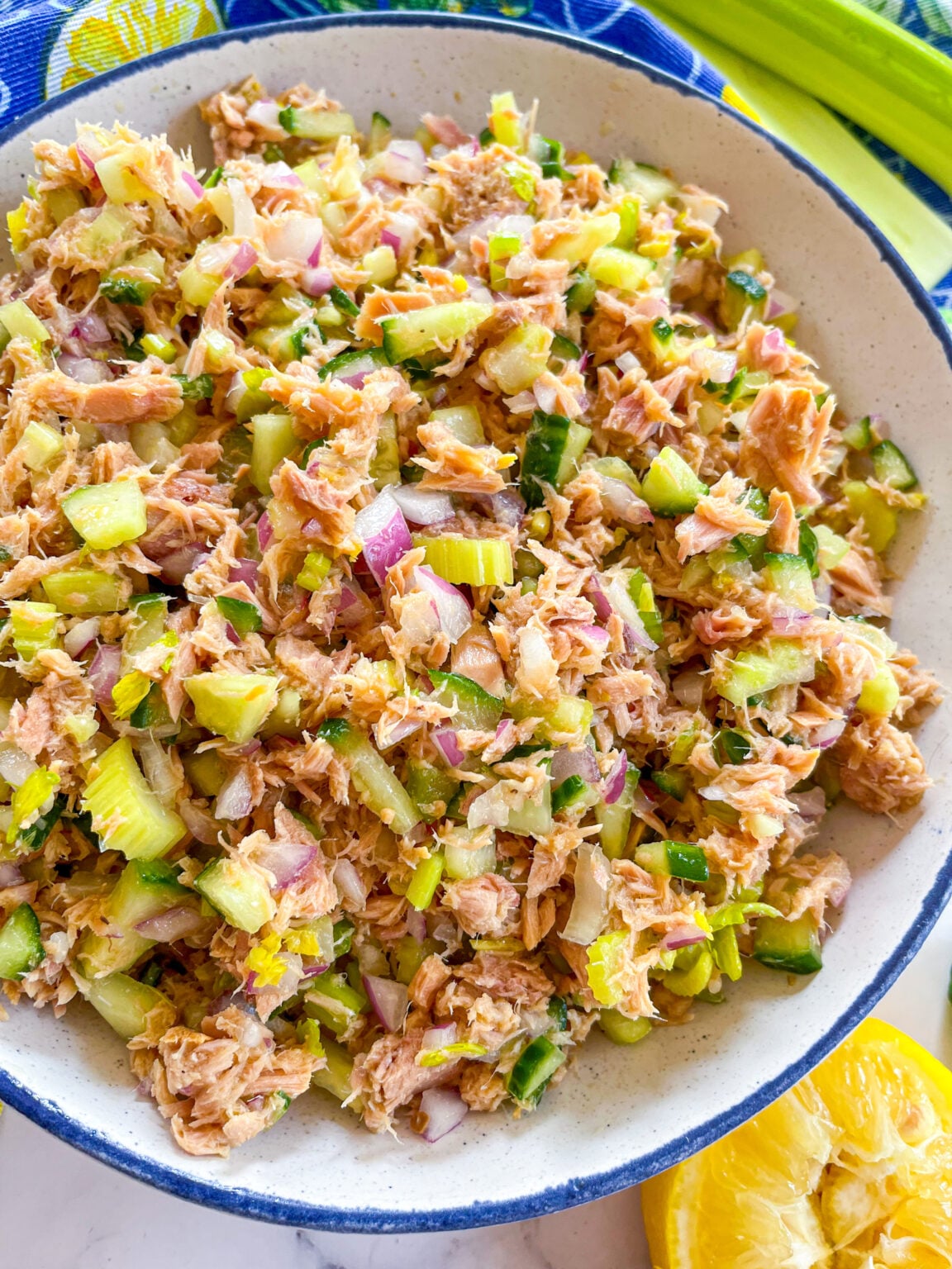 BEST Tuna Salad Recipe (No Mayonnaise!) - Tastefully Grace