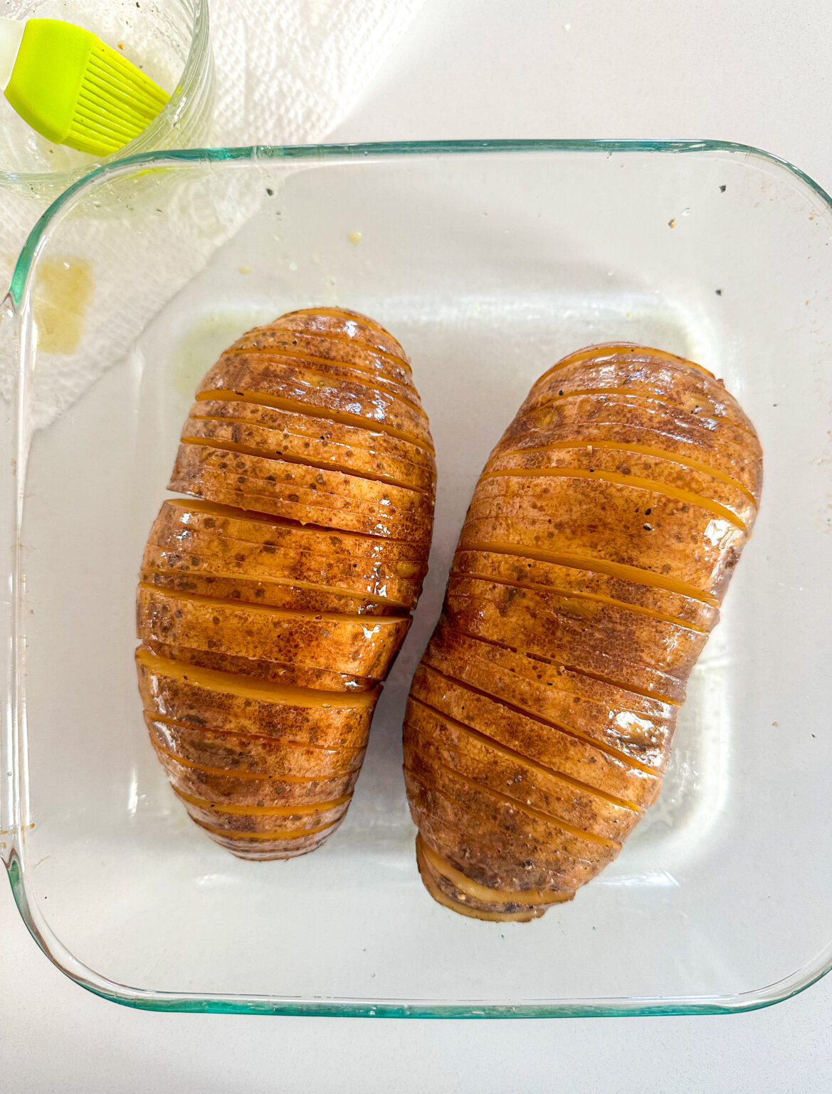 Crispy Hasselback Potatoes - Tastefully Grace