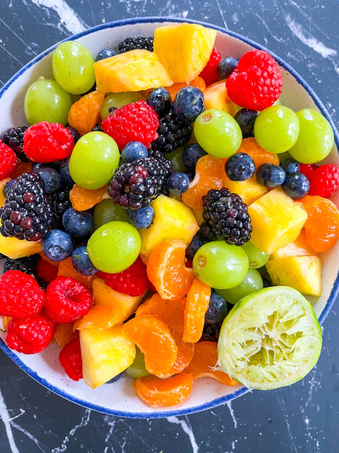Easy Fruit Salad Recipe - Tastefully Grace
